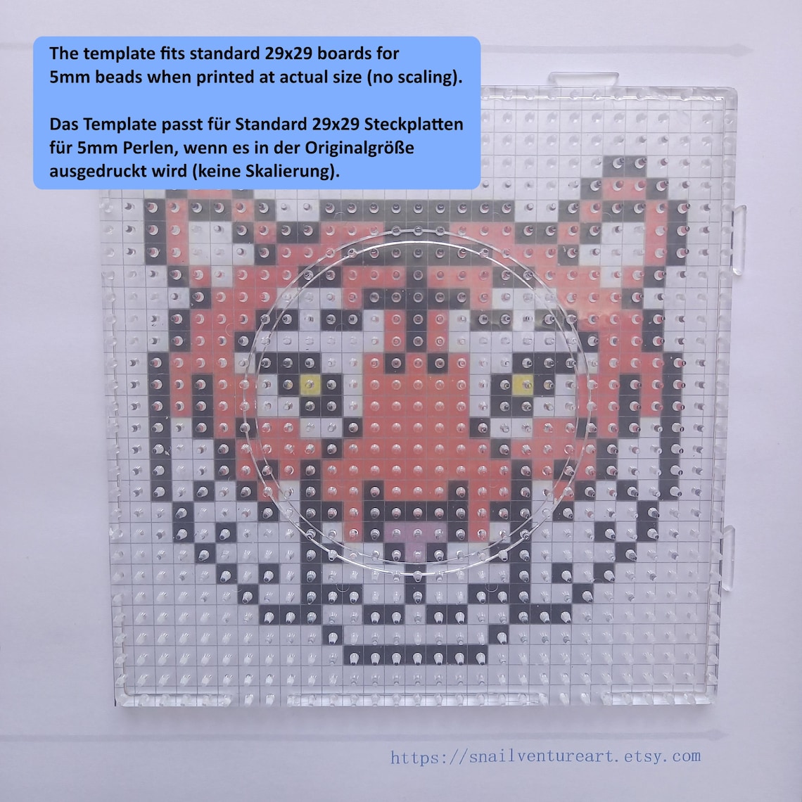 Perler Bead Pattern, Printable, Bügelperlen Vorlagen, digital file ...
