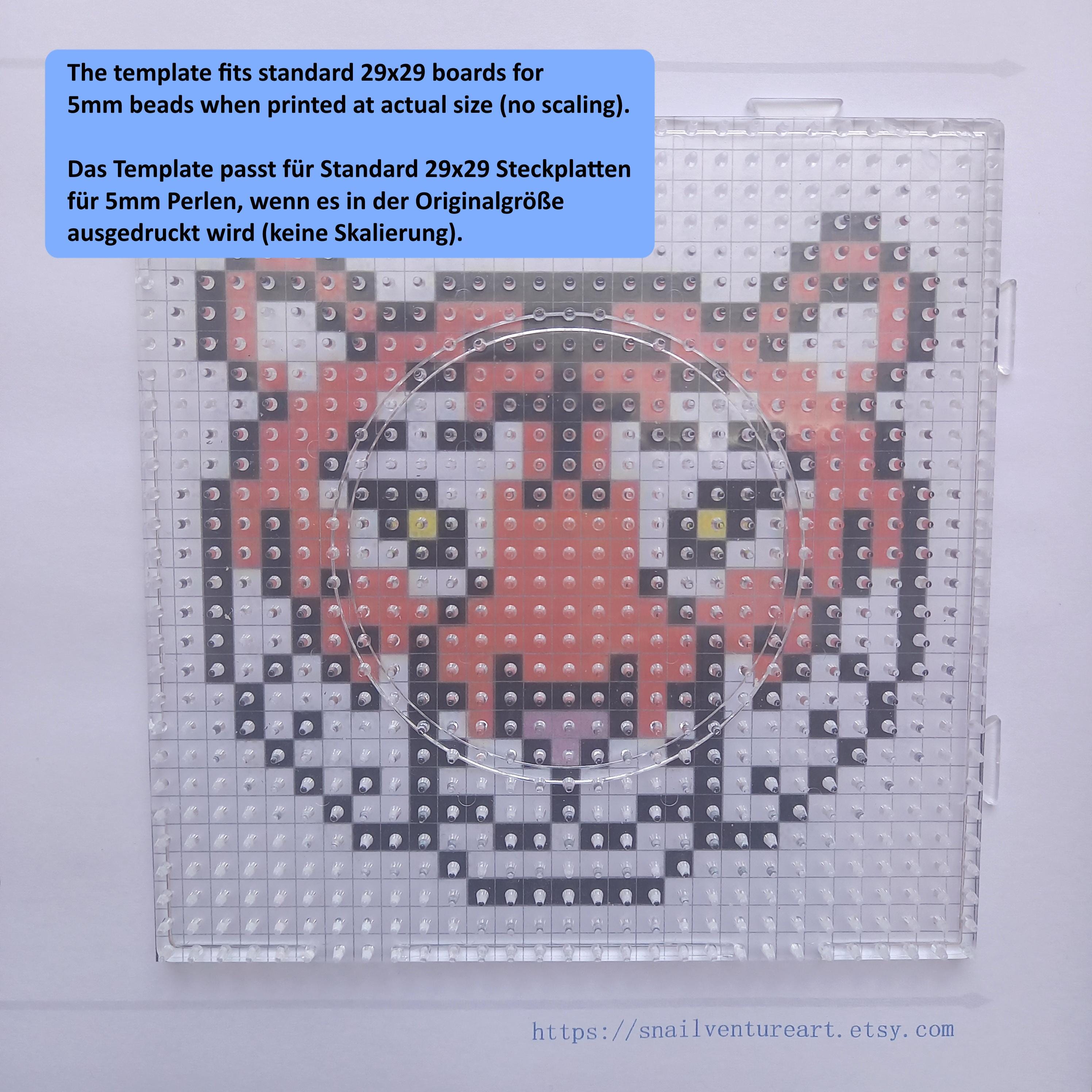 Perler Bead Pattern, Printable, Bügelperlen Vorlagen, digital file ...