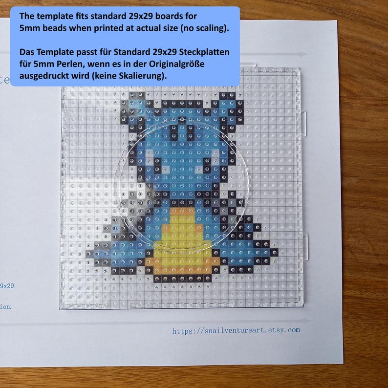 Perler Bead Pattern, Printable, Iron-on Bead Templates, Crafts for Kids ...