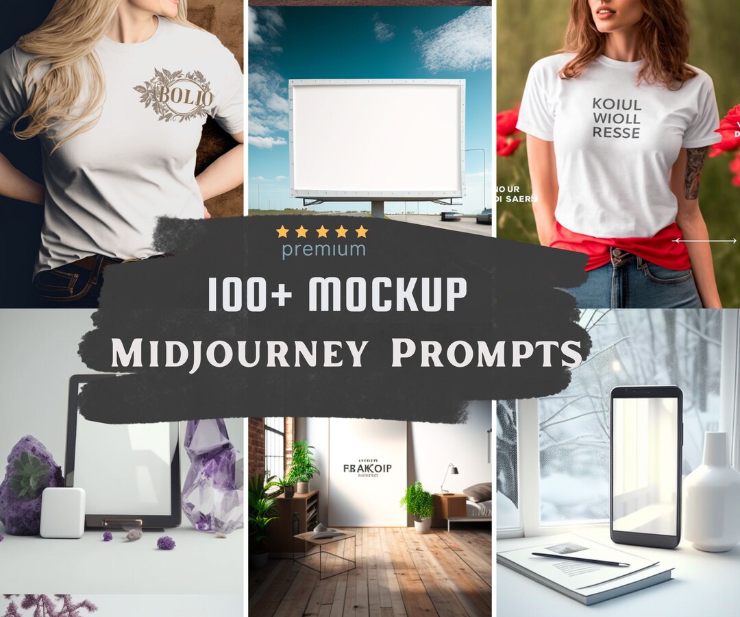 High-quality Midjourney AI Mockup Design Prompts,100 Creative Prompts ...