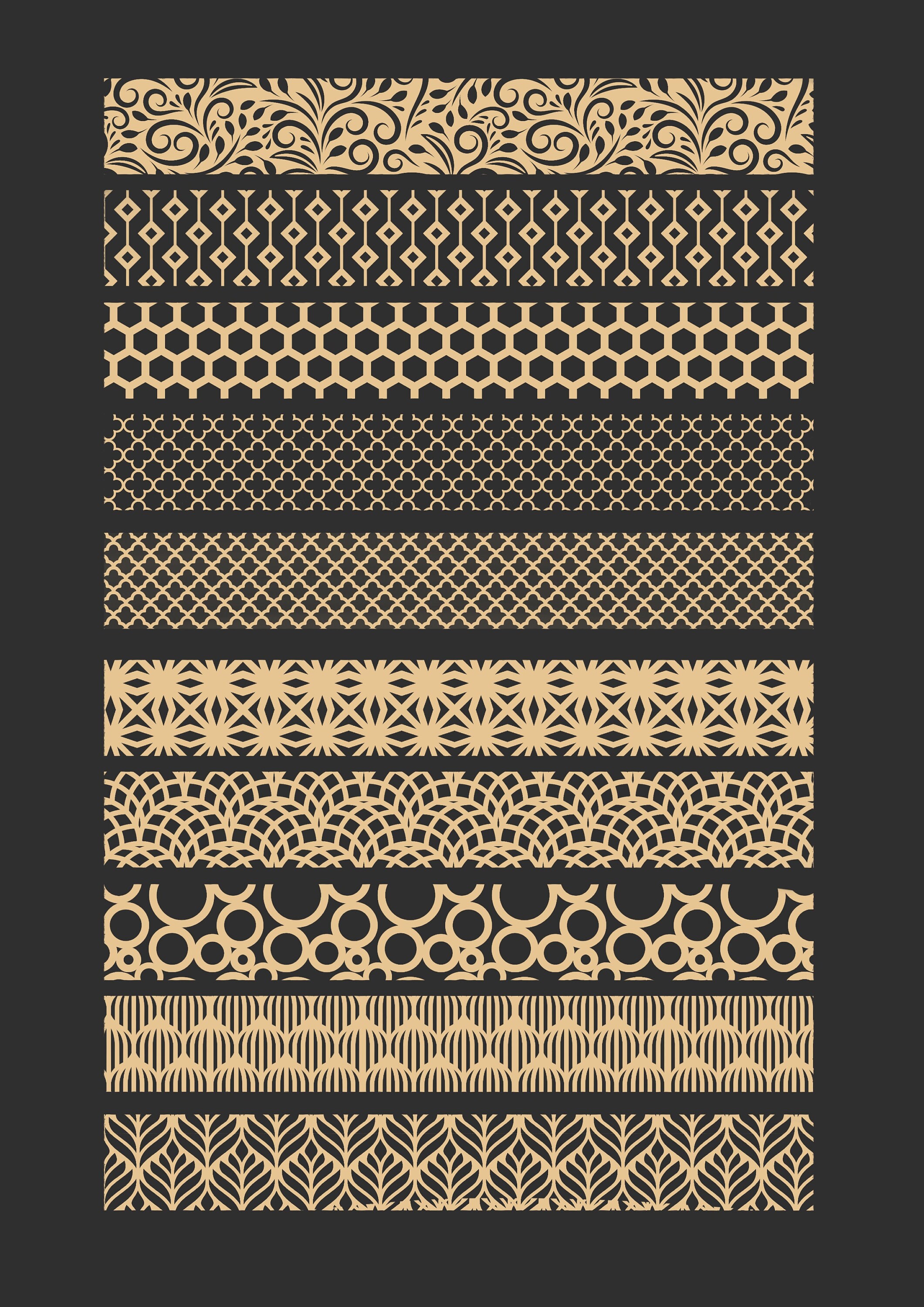 Lattice/ Filigree Brushes - Etsy