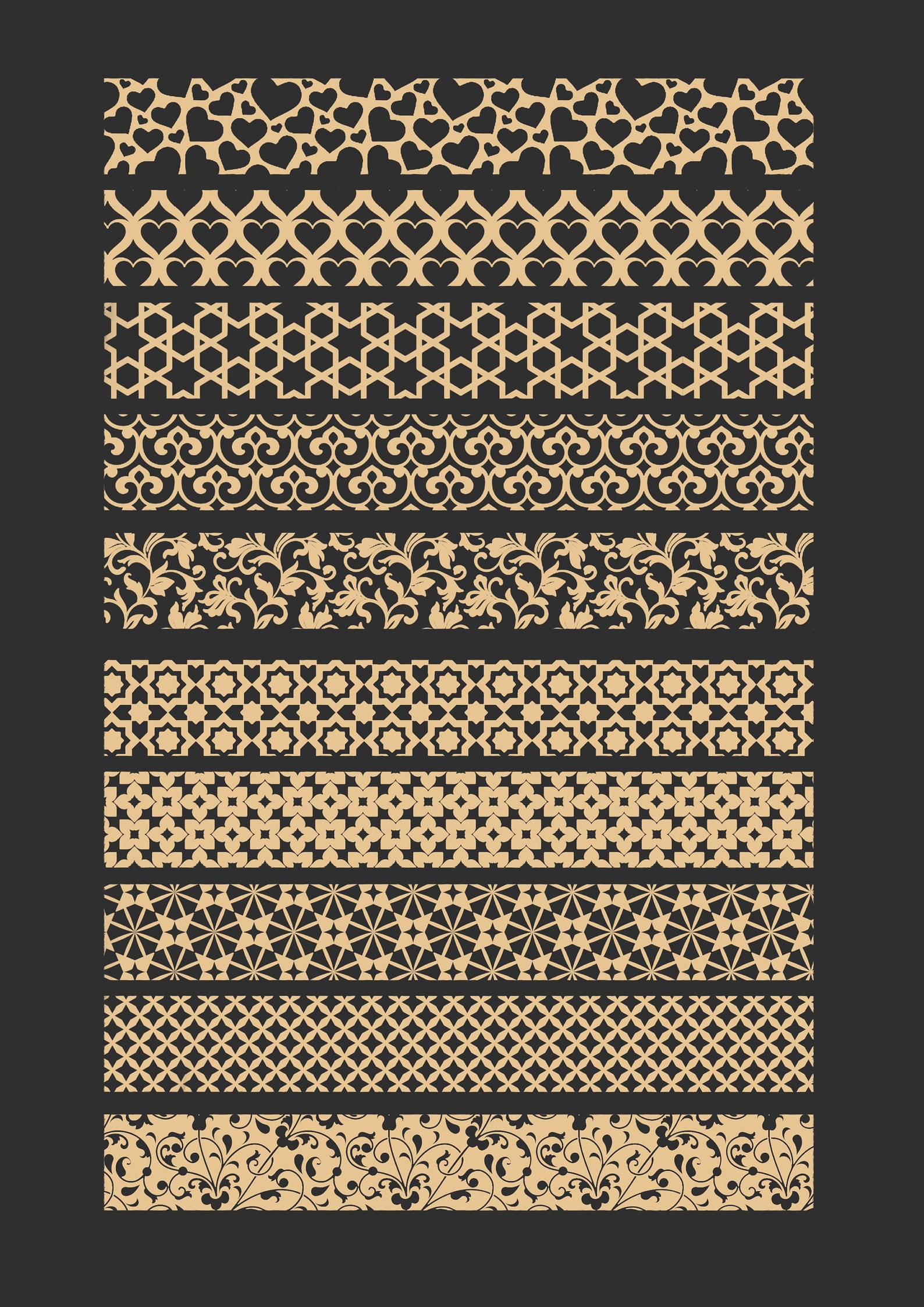 Lattice/ Filigree Brushes - Etsy