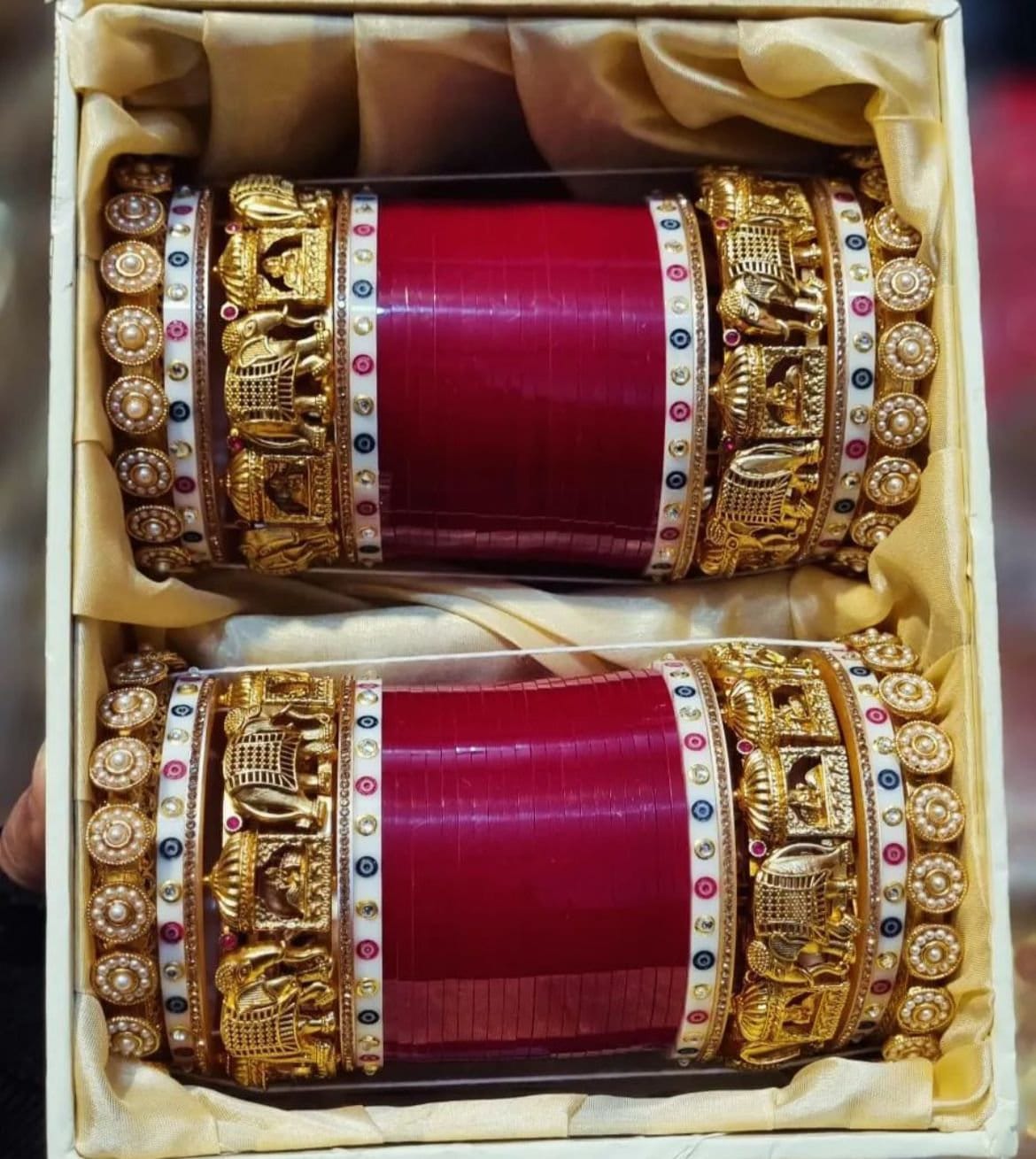 Indian Punjabi Sikh Wedding Chooda / Bridal Chooda/kundan Bangles ...