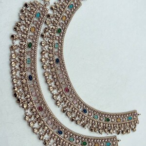 Indian Punjabi Wedding Anklets payal ,jhanjhar With Ghungroobridal ...