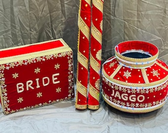 Indian Punjabi Wedding Ghadoli for Jaggo / Sikh Wedding Accessories ...