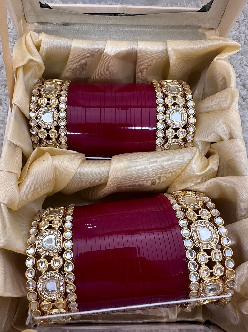 Punjabi Wedding Chooda for Brides | Kundan Chooda for Women | Punjabi ...