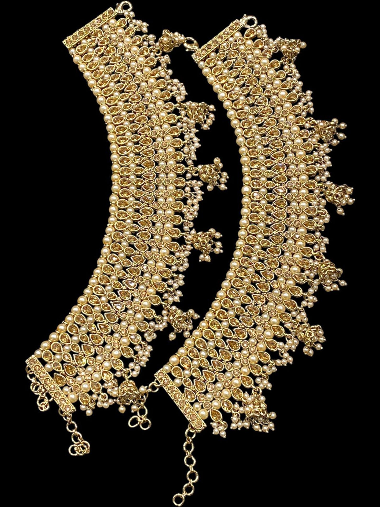 Indian Punjabi Wedding Anklets (payal ,jhanjhar) With Ghungroo|bridal ...