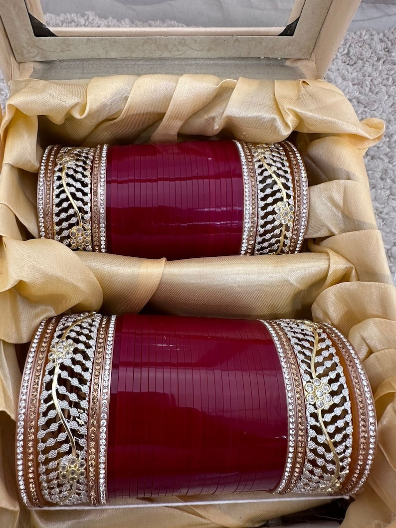 Punjabi Wedding Chooda for Brides | Kundan Chooda for Women | Punjabi ...