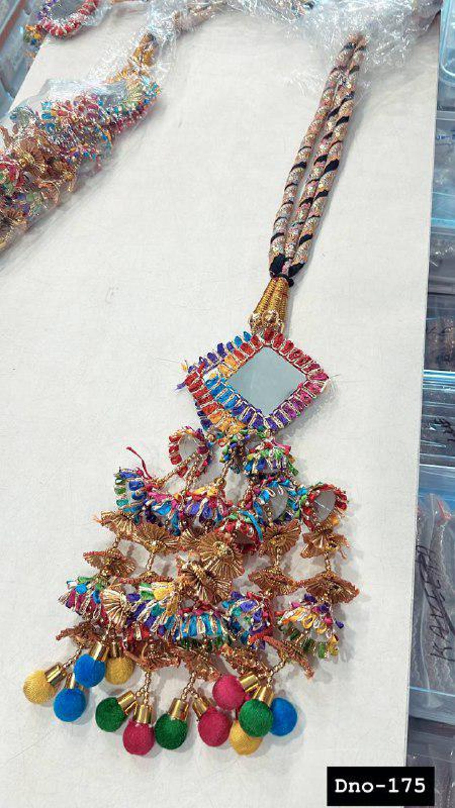 Punjabi Mirror Parandi / Paranda for Wedding / Mirror Parandi / Golden ...
