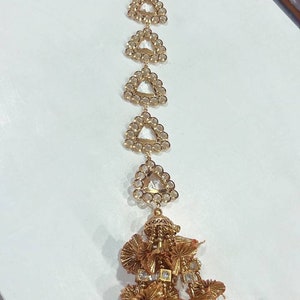 Punjabi Mirror Parandi / Paranda for Wedding / Mirror Parandi / Golden ...