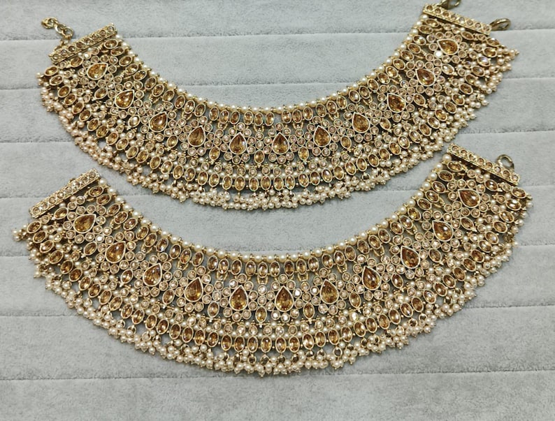 Indian Punjabi Wedding Anklets (payal ,jhanjhar) With Ghungroo|bridal ...