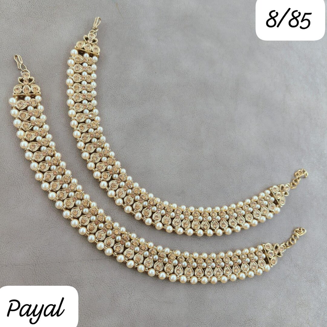 Indian Punjabi Wedding Anklets (payal ,jhanjhar) With Ghungroo|bridal ...