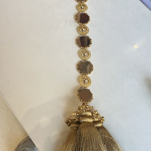 Punjabi Mirror Parandi / Paranda for Wedding / Mirror Parandi / Golden ...