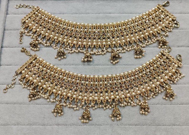 Indian Punjabi Wedding Anklets (payal ,jhanjhar) With Ghungroo|bridal ...