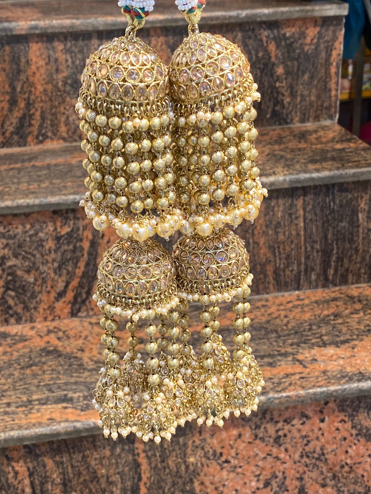 Punjabi Sikh Wedding Kaleera / Pakistani Wedding / Gold Kaleeras ...