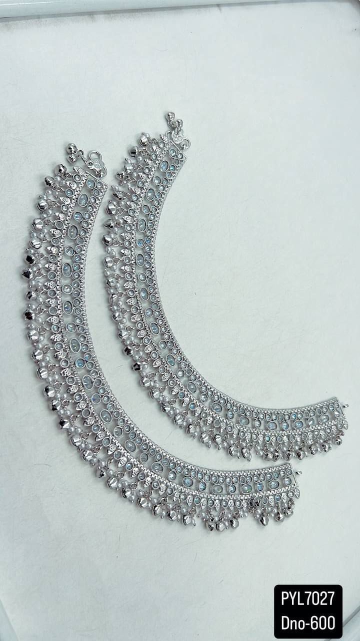 Indian Punjabi Wedding Anklets payal ,jhanjhar With Ghungroobridal ...