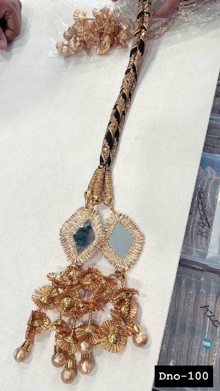 Punjabi Mirror Parandi / Paranda for Wedding / Mirror Parandi / Golden ...