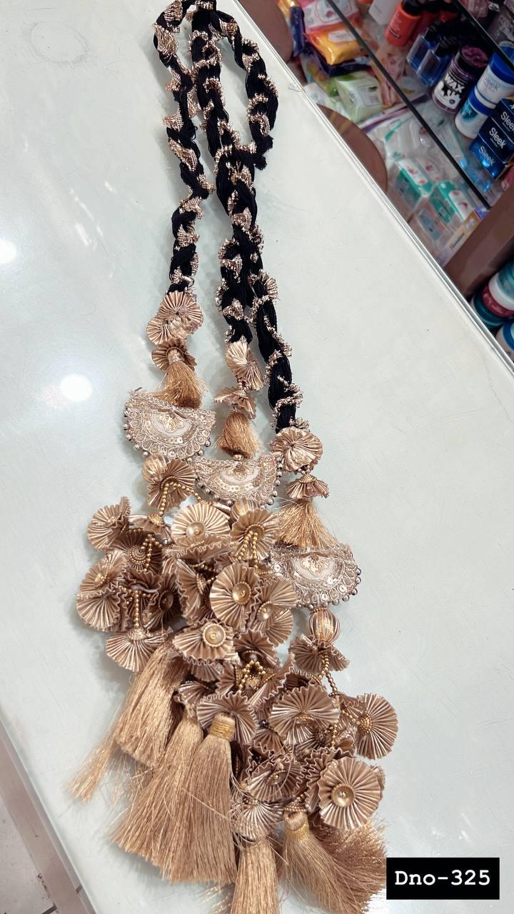Punjabi Mirror Parandi / Paranda for Wedding / Mirror Parandi / Golden ...