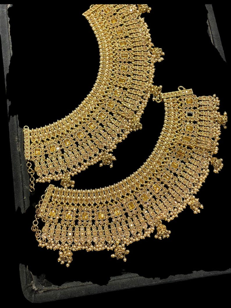 Indian Punjabi Wedding Anklets (payal ,jhanjhar) With Ghungroo|bridal ...