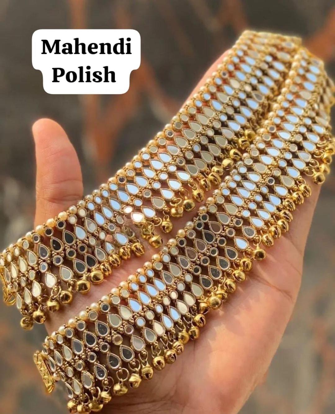 Indian Punjabi Wedding Anklets (payal ,jhanjhar) With Ghungroo|bridal ...