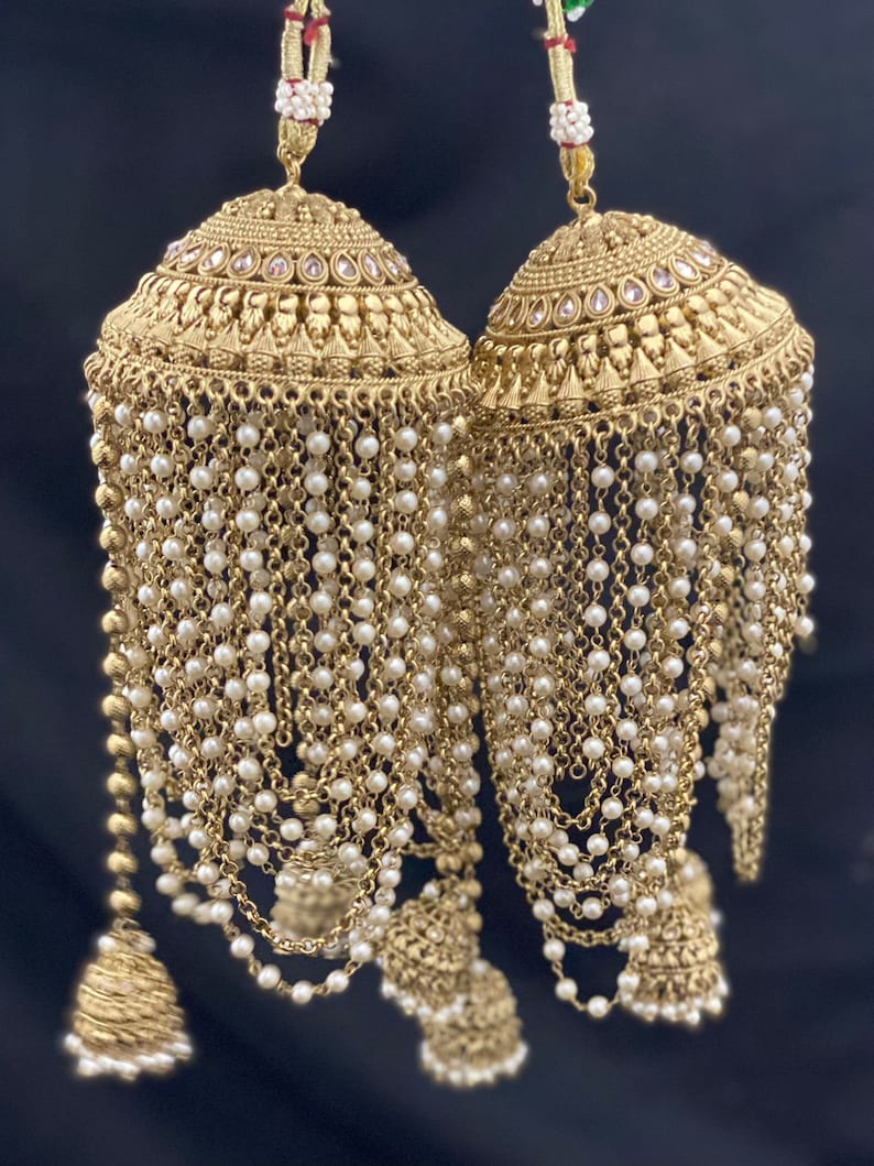 Punjabi Sikh Wedding Kaleera / Pakistani Wedding / Gold Kaleeras ...