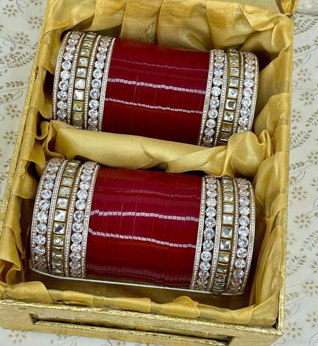 Punjabi Wedding Chooda for Bride bridal Chooda /indian - Etsy