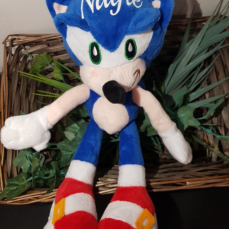 Sonic the Hedgehog Plush - Etsy