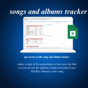 Lana Del Rey Lyric Book Song Lyrics for All Songs 181 Pages PDF Instant ...