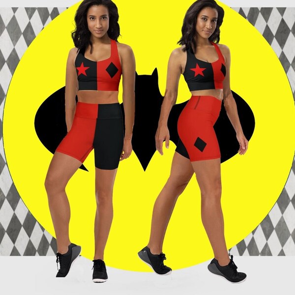 Harley Quin Shorts Set - Etsy