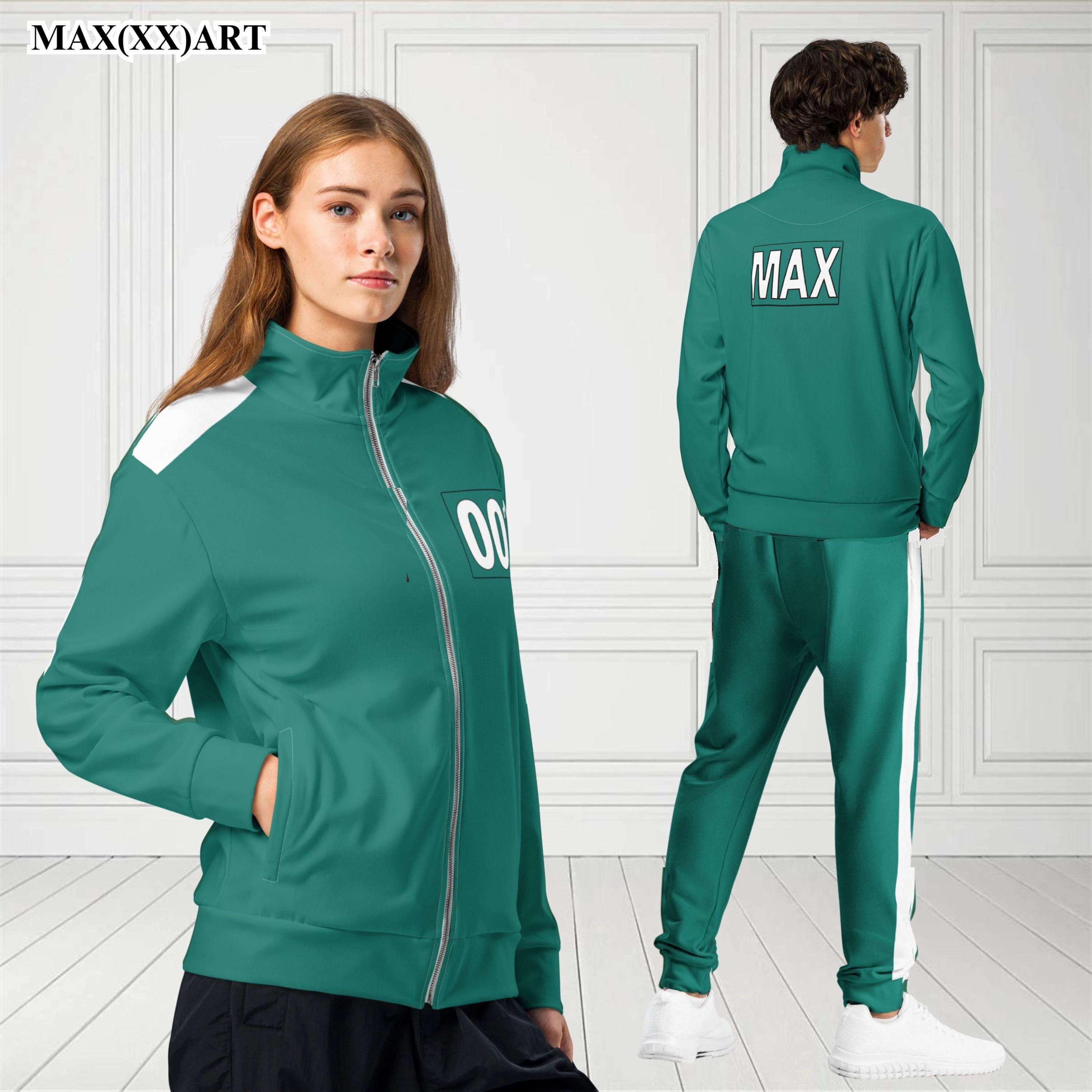 Unisex Custom Green Track Suit Personalize Your Own Sport Outfit Fun ...