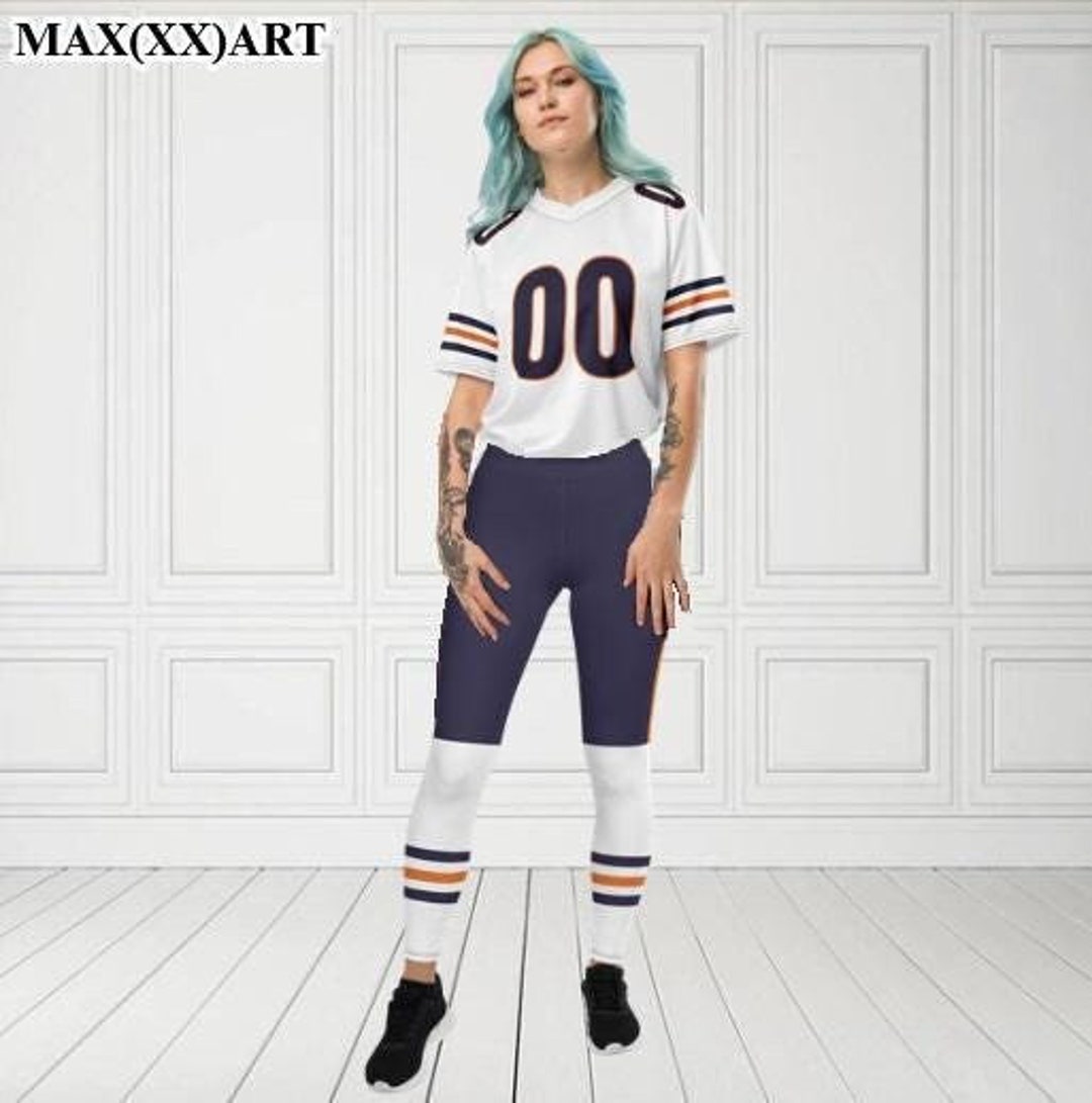 Custom Chicago Football Shirt + Leggings American Football Fan Full ...