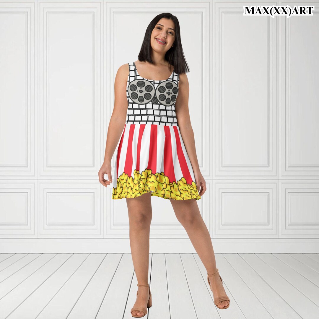 Katy Popcorn Movie Dress Concert Outfit Fun Colorful Dress Set Music ...