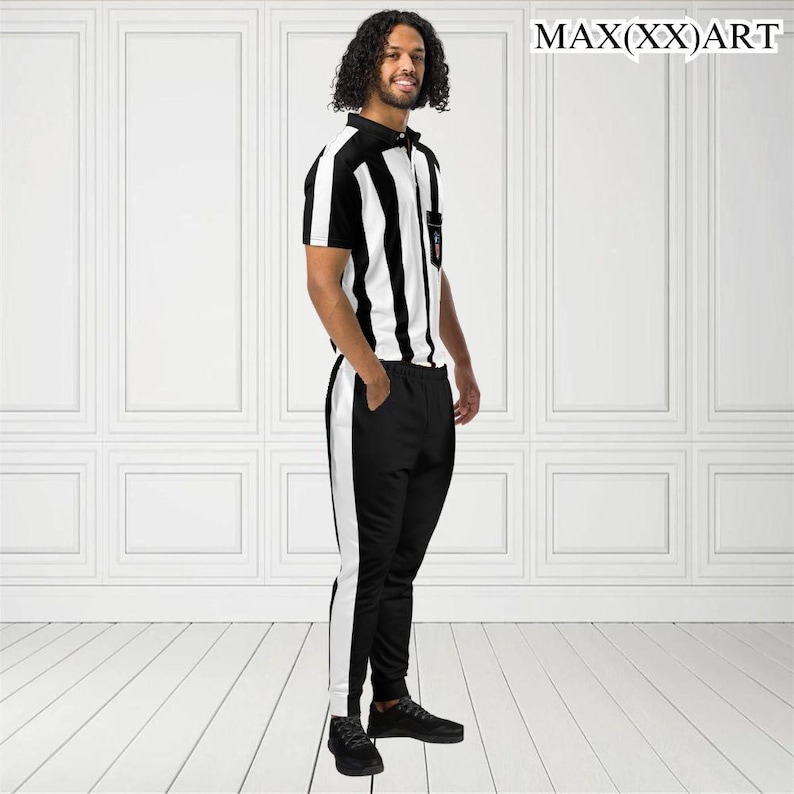 Custom Referee Football Club Shirt + Joggers American Football Fan Full ...