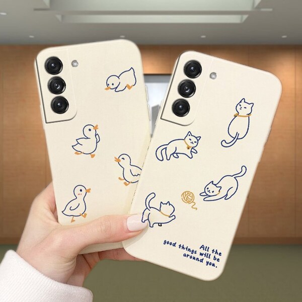 Cat Phone Case Samsung Galaxy - Etsy
