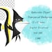 Gill From Finding Nemo Watercolor Clipart, Cute Cartoon, Dory, Under ...