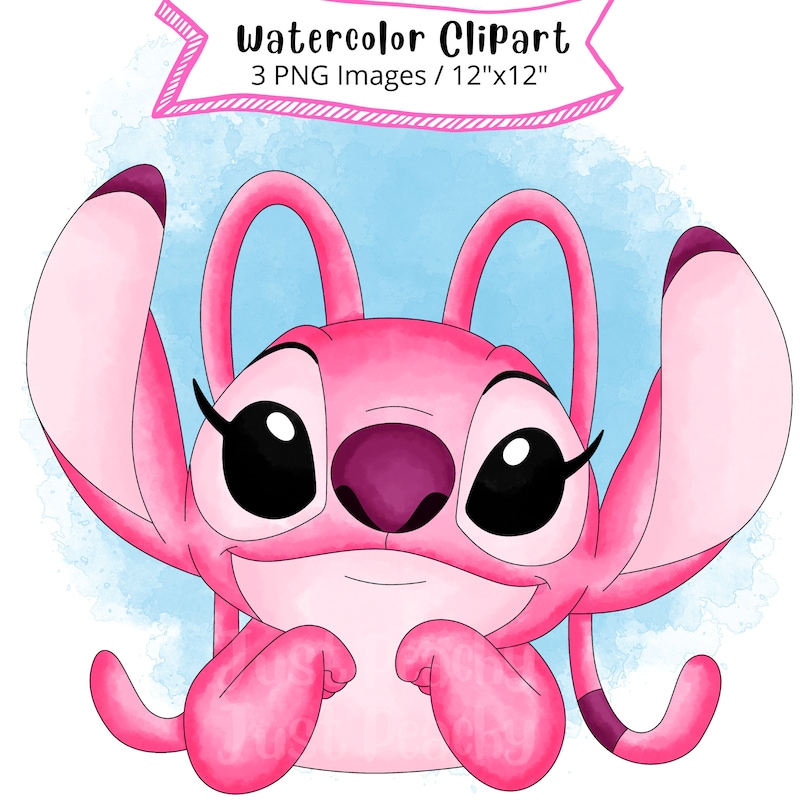Stitch and Angel Png - Etsy