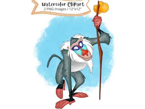 Dibujo Del Rey Leon Rafiki