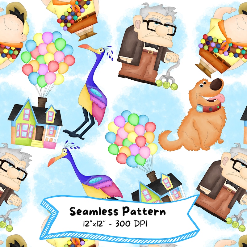 Up Movie Clip Art - Etsy