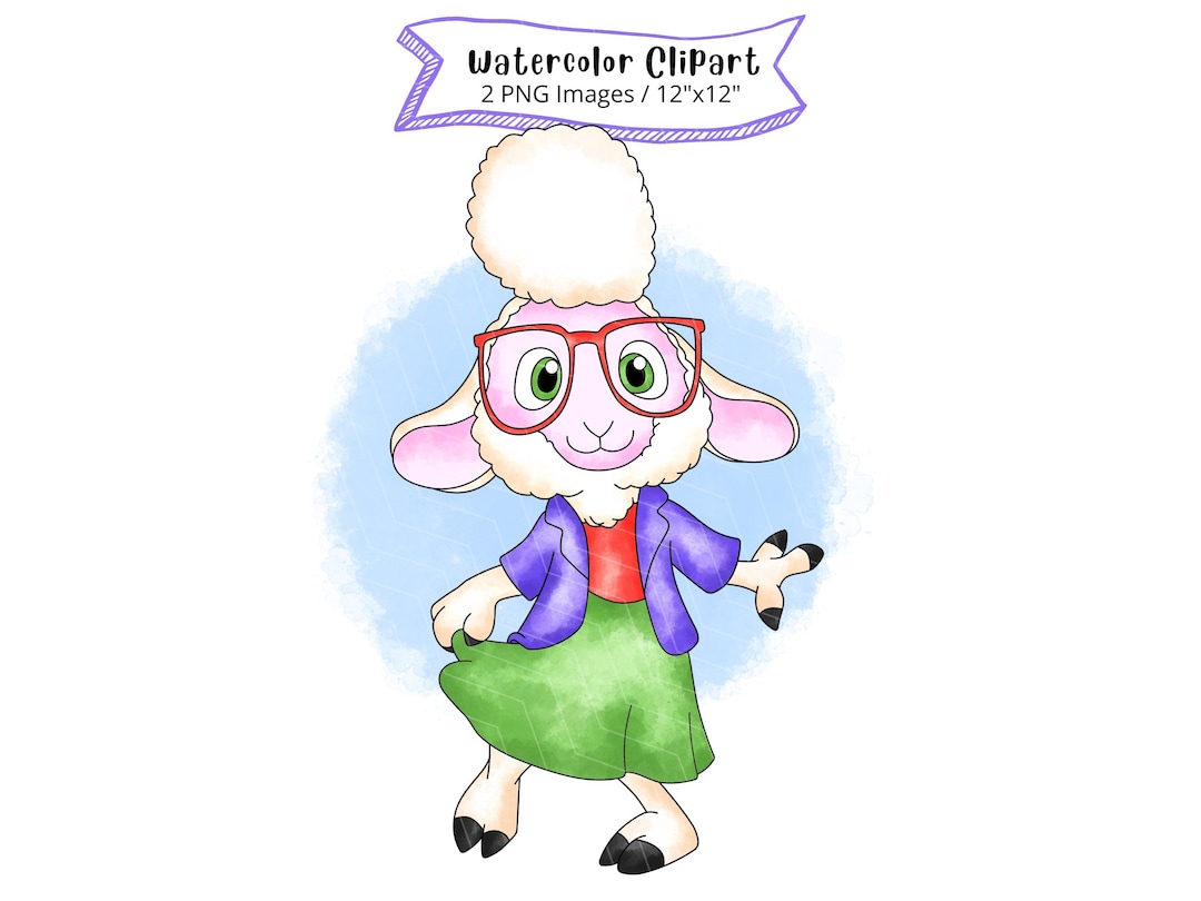 Bellwether, Zootopia Watercolor Clipart, High Resolution, Digital ...
