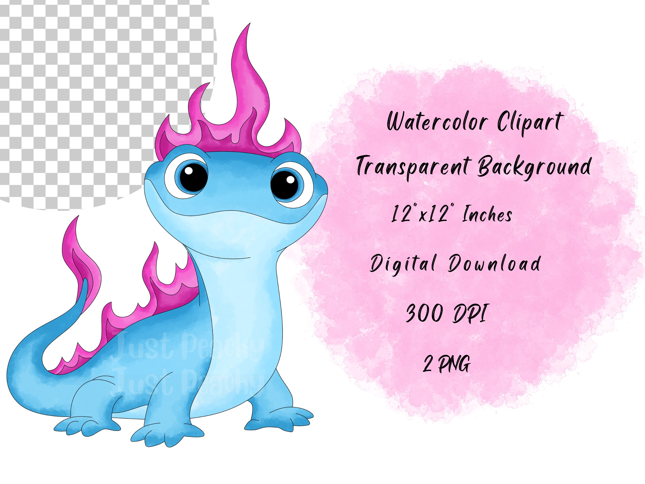 Bruni From Frozen Hand Drawn Watercolor Clipart, PNG, High Resolution ...