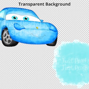 Sally From Cars Movie, Watercolor Clipart, Cute Cartoon, Cars PNG ...