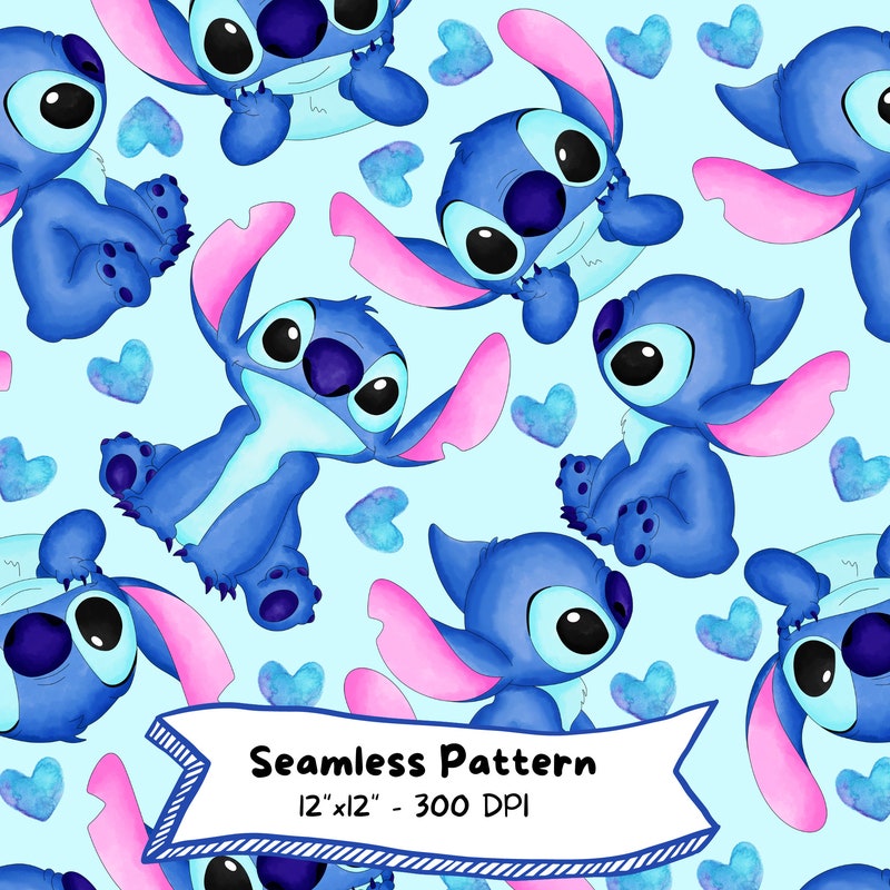 Stitch Wallpaper - Etsy