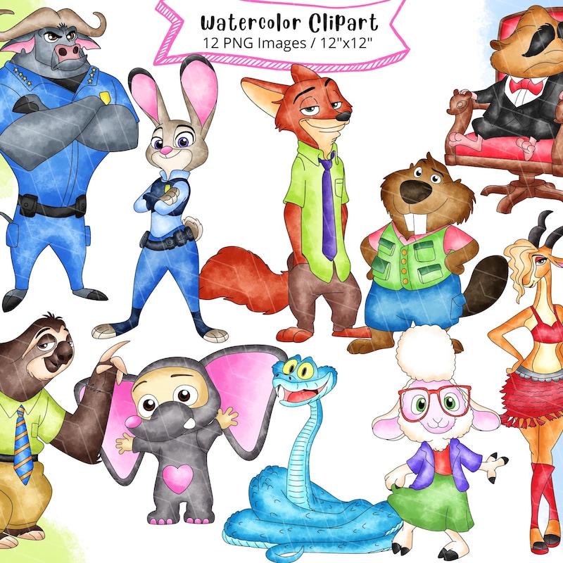 Zootopia Nibbles - Etsy