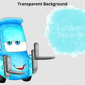 Guido From Cars Movie, Watercolor Clipart, Cute Cartoon, Cars PNG ...
