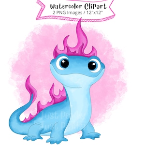 Bruni From Frozen Hand Drawn Watercolor Clipart, PNG, High Resolution ...