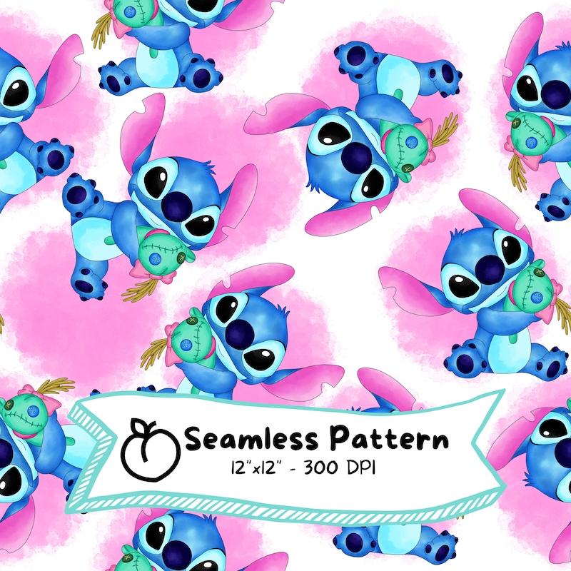 Stitch Wallpaper - Etsy