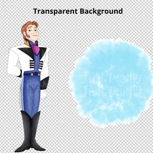 Hans From Frozen Hand Drawn Watercolor Clipart, PNG, High Resolution ...
