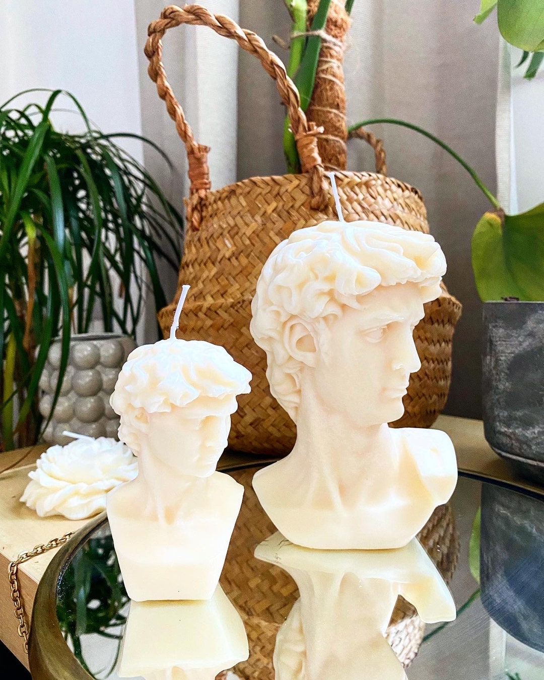 David's Candle Sculpture Candle Michelangelos David - Etsy