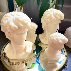 David's Candle Sculpture Candle Michelangelos David - Etsy