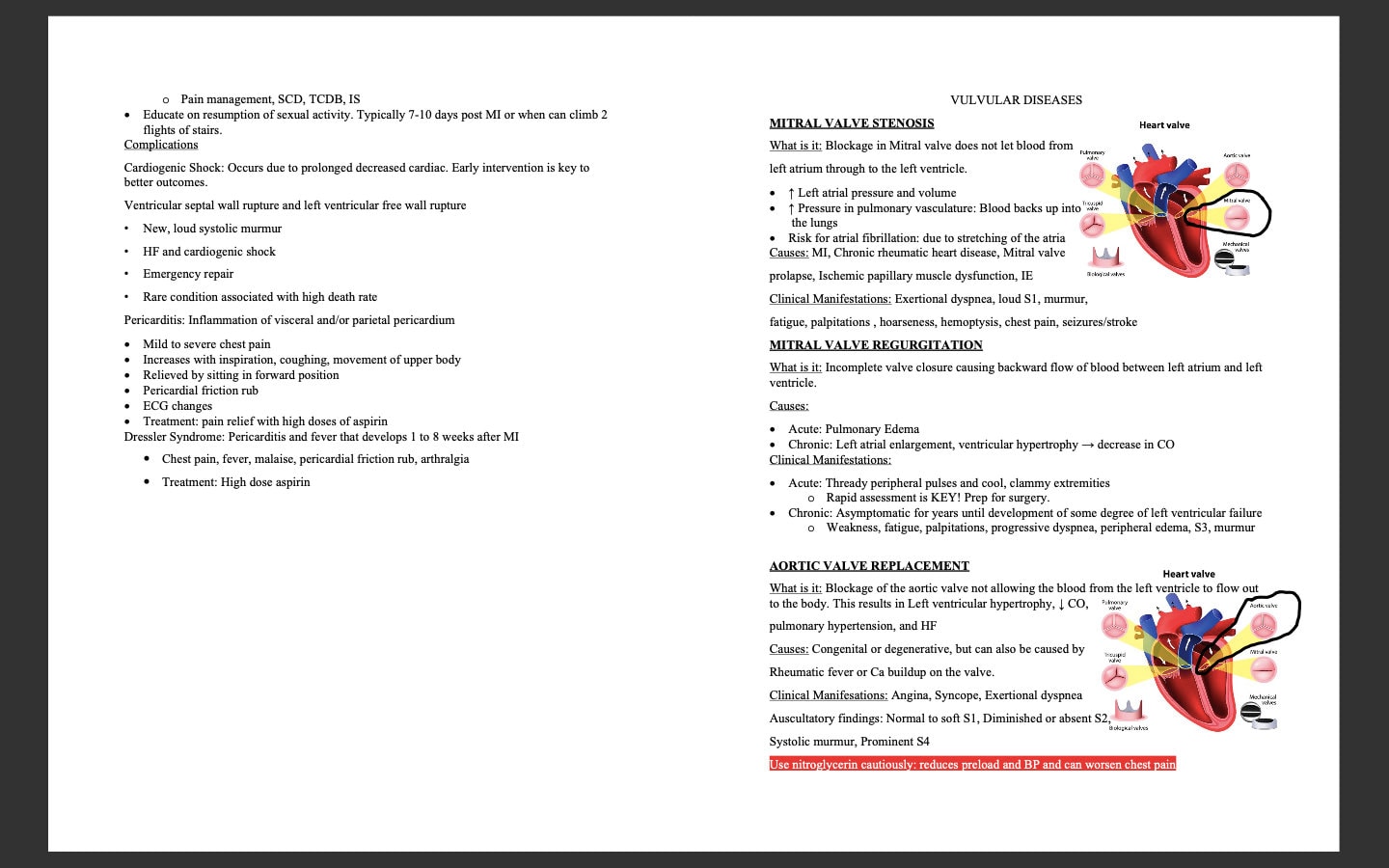21-page Comprehensive Cardiac Care and Dysrhythmias Study Guide ...